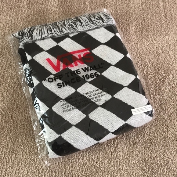 Vans | Bedding | Brand New Vans Off The Wall Blanket | Poshmark